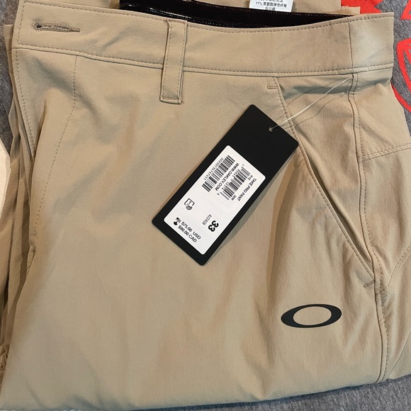 Oakley Take Pro Golf Pants Mens Size 34 X 31 Khaki Regular Fit Flat ...